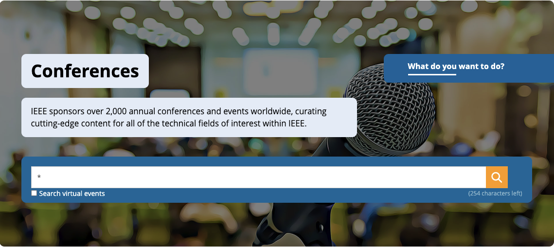 Search IEEE Conferences - IEEE CEE